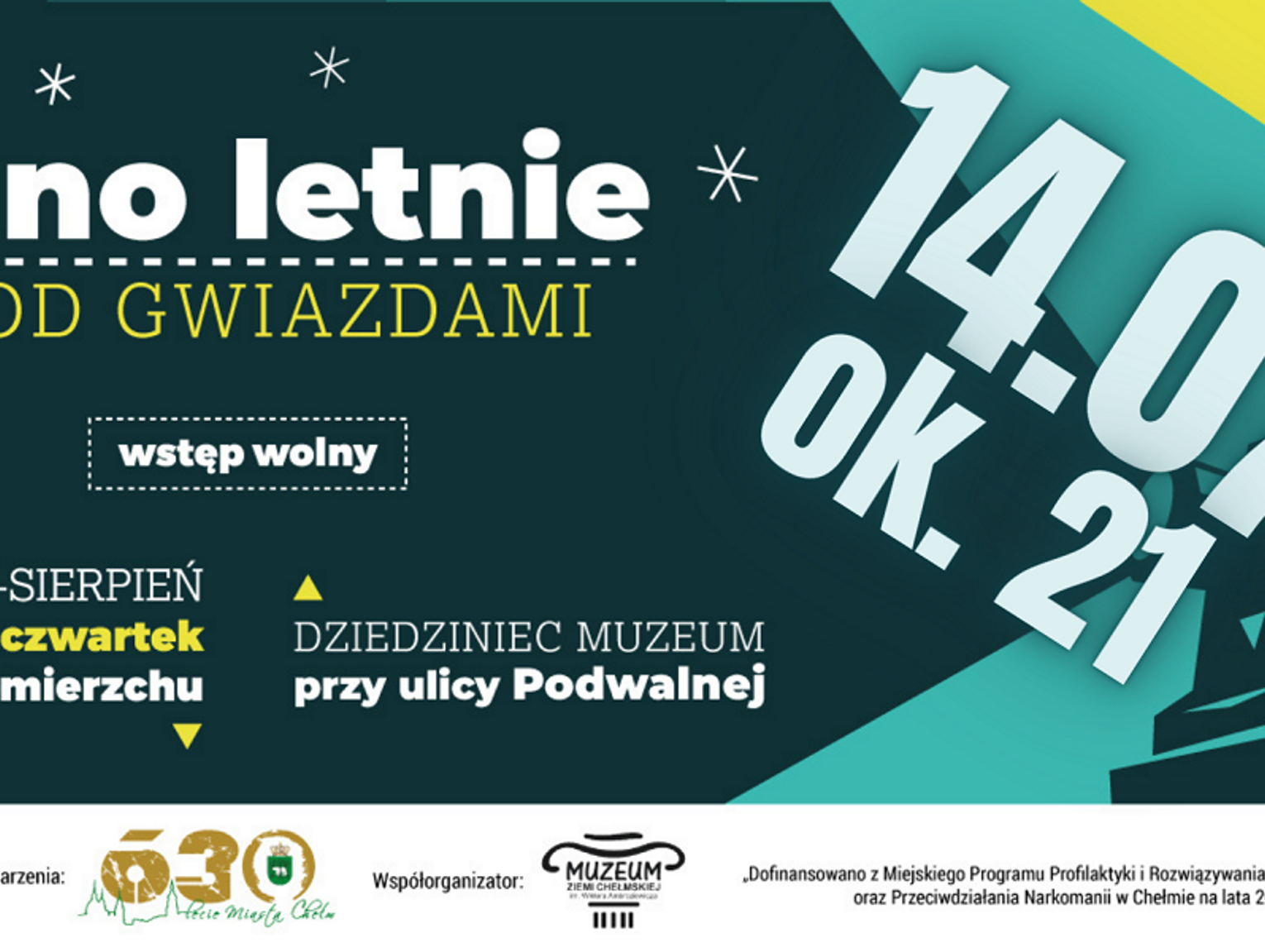 Chełm: To już dziś! Kolejny seans w "Kinie letnim"!