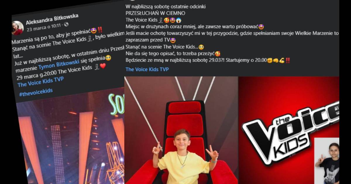 Tymon Bitkowski w The Voice Kids! Już za chwilę spełni swoje wielkie ...